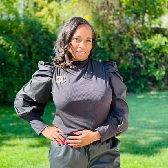 Tops | 67 Plus Size Statement Puffy Sleeves Top | Poshmark